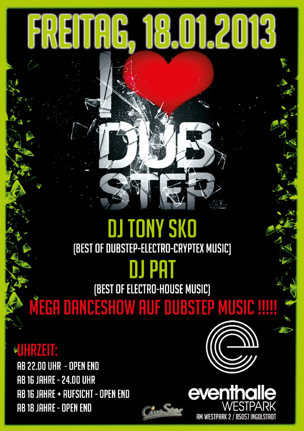 I LOVE DUBSTEP (BEST OF DUBSTEP-CRYPTEX-ELECTRO & HOUSE) | Freitag, 18. ...